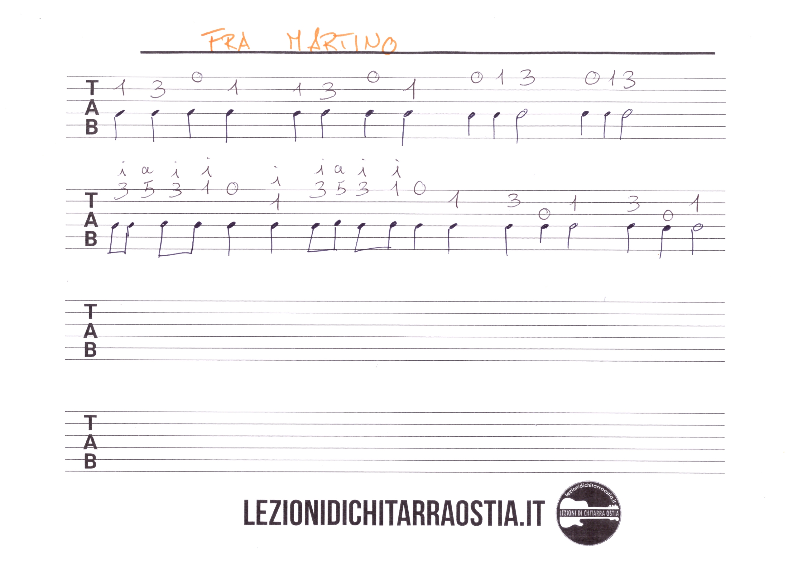 Fra MArtino - Lezioni di Chitarra Ostia